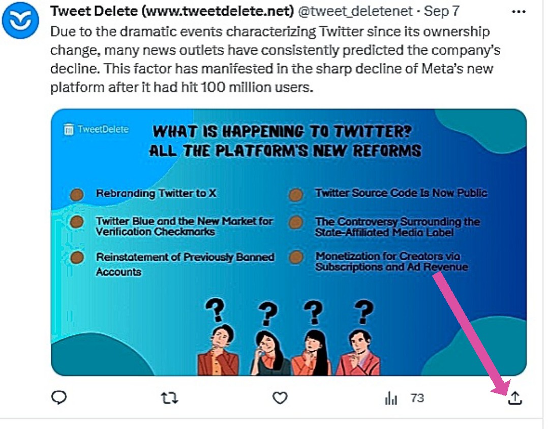 Marcadores de Twitter | TweetDelete