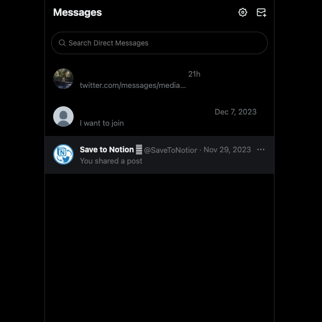 Twitter DM Downloader | TweetDelete