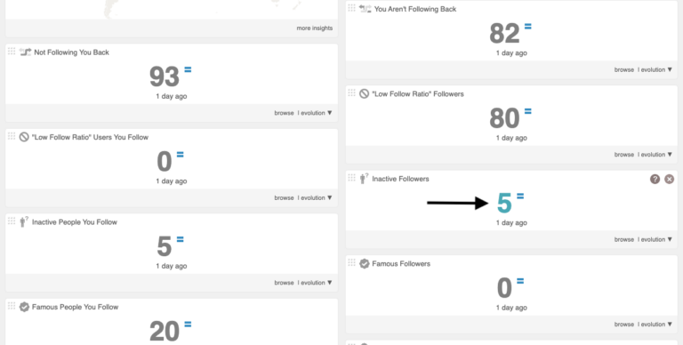 Find and Unfollow Inactive Twitter Accounts | TweetDelete