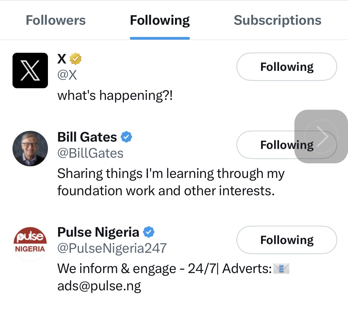 Twitter Following List | TweetDelete