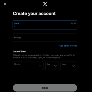 Create New X Account | Quick Guide | TweetDelete